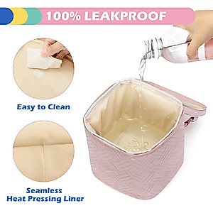 Fasrom Wearable Breast Pump Bag Bundle with Insulated Baby Bottle Cooler Bag with Ice Pack Fits 4 Large Baby Bottles up to 9 Ounce