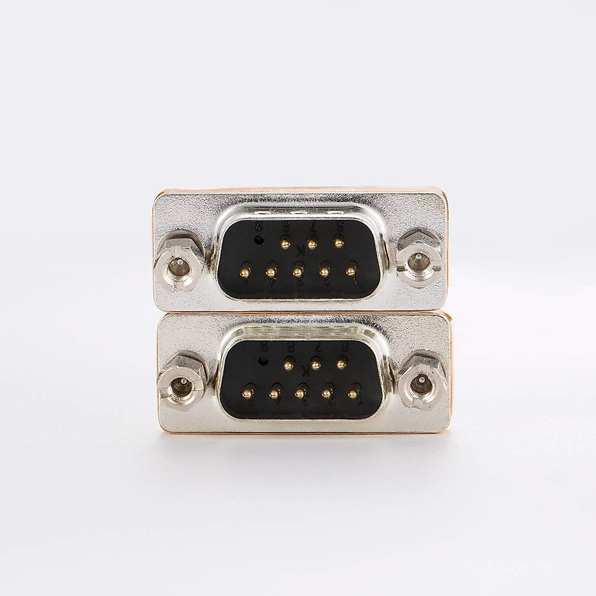 Arnorin DB9 Null Modem Adapter Male to Male 10 Pack