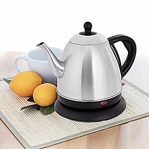 Chantal Electric Kettle, Royale Series, 32 OZ, Stainless Steel BPA-Free, Boil-Dry Guard, Multi-use Spout, (Silver)