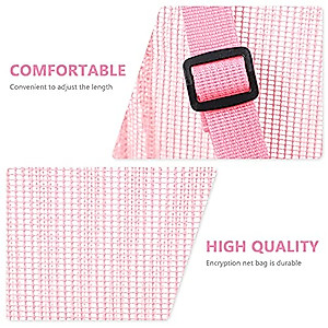 Kisangel Portable Mesh Bag Shower Caddy Practical Toiletry and Bath Organizer Tote