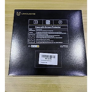 UniqueMe [5 in 1 Design for iPhone 13 Pro Max 6.7 inch Case, 2 Pack Screen Protector Tempered Glass + 2 Pack Camera Lens Protector, [Non-Yellowing] Shockproof Ultra Thin Protective Cover - Clear