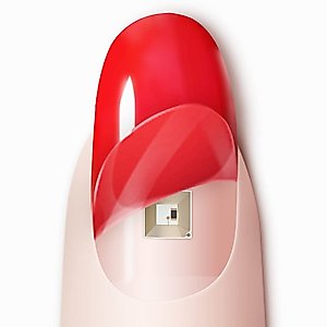 ZYZM N3 Smart Nail Art Chip Electronic Tactile NFC Sensor Internet of Things Nail Chip Wireless Sensor Virtual Call Compatible with Android, iOS Platform Smart Phone Sports Bracelet Watch