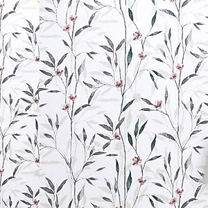 Shelf Drawer Liner Floral and Leaf Wallpaper Contact Paper Self-Adhesive Removable Rustic Wallpaper for Wall Film