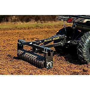 Black Boar ATV/UTV Cultipacker Implement, Breaks Up Clods, Packs Down Loose Soil and Forces Seed Bed (66009)