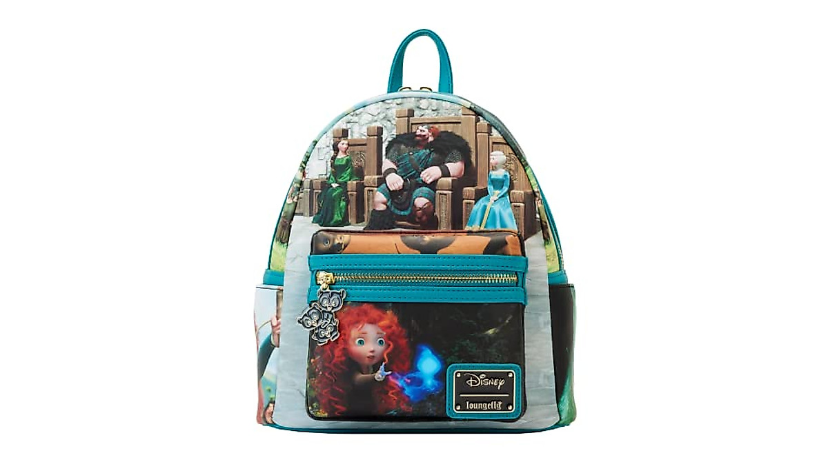 Loungefly Brave Merida Princess Scenes Shoulder Bag - Official Disney