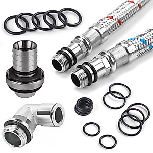 Romeda O Ring Kit 1050 PCS, O Ring Assortment Kit 21 Size, Metric Nitrile Rubber O Rings for Car Auto Vehicle Repair Faucet Plumbing Air or Gas Sealing Connections Resist Oil and Heat