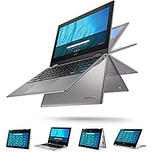 Acer Chromebook Spin 311 Convertible 2-in-1 Laptop, MediaTek MT8183C Octa-Core Processor, 11.6in HD Touch, 4GB LPDDR4, 32GB eMMC, Gigabit, WiFi 5, Bluetooth, Google Chrome