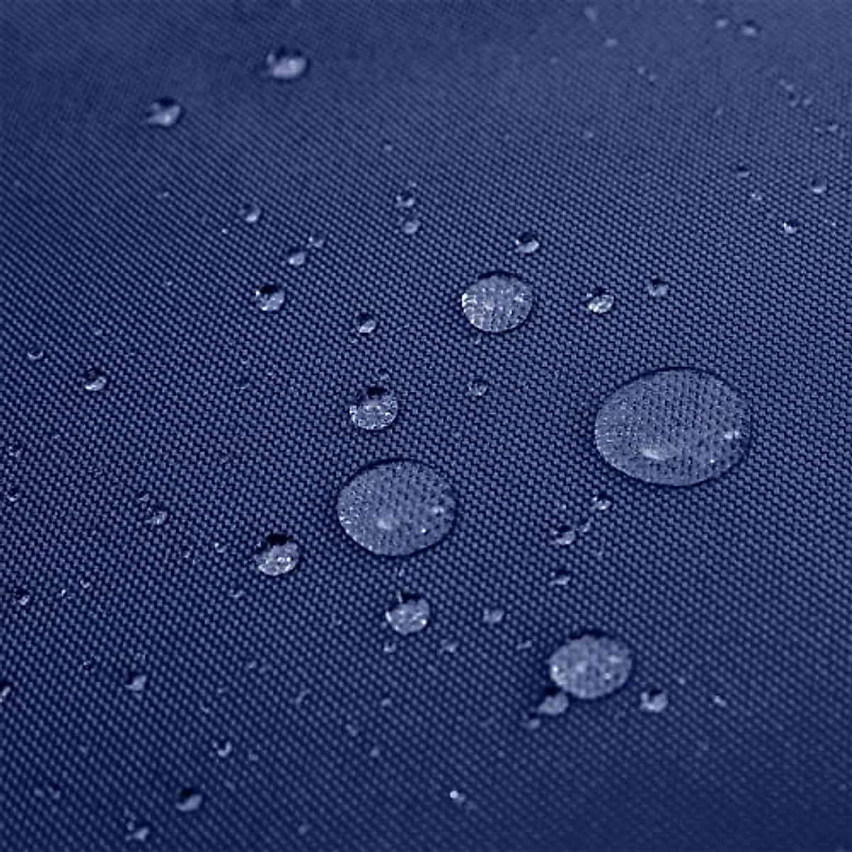 ANRODUO Pack of 2 Outdoor Waterproof Throw Pillow Covers Solid Decorative Garden Cushion Sham Outside Lumbar Square Pillowcase for Patio Tent Balcony Bench Tent Couch Sofa (12"x20", A-Navy Blue)