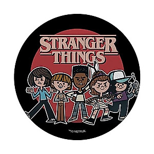 Stranger Things Group Shot Cartoons PopSockets Standard PopGrip