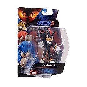 Sonic The Hedgehog Sonic 3 Movie Action Figures 5-Inch Shadow Collector Toy Figure, Highly Articulated for Boys Girls - Officially Licensed 3 Movie Product