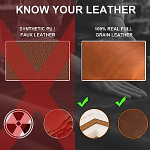 Genuine Leather Knife Roll, Knife Bags for Chefs Professional, Small Chef'S Knife Case Holder,Knives Holders Protectors with 5 Slots,Portable Chef Knife Bag Chef Knife Roll Case Storage Pouch