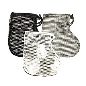 Generic Laundry Bags for Newborn Babies 3 pack, NB-10012, Laundry Bag - 3 Pack - White, Gray and Black, 1.5