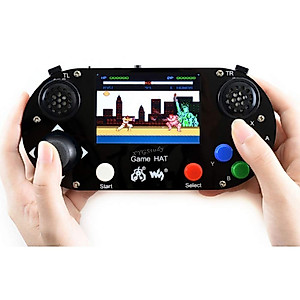 Game HAT Raspberry Pi Handheld Game Console Kit Portable Video Classic Gaming Console with 3.5" 480×320 IPS Screen Display Monitor for Raspberry Pi A+/B+/2B/3B/3B+/4B/Zero/Zero W @XYGStudy