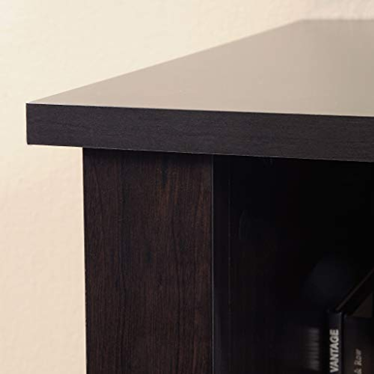 Sauder Shoal Creek L-Desk, Jamocha Wood finish