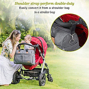 RUVALINO Unisex Travel Dipaer Bag tote & Reusable Baby Wet Dry Bag, Baby Shower Gifts Baby Essentials for Mom and Dad, Convenient Travel kit for parents