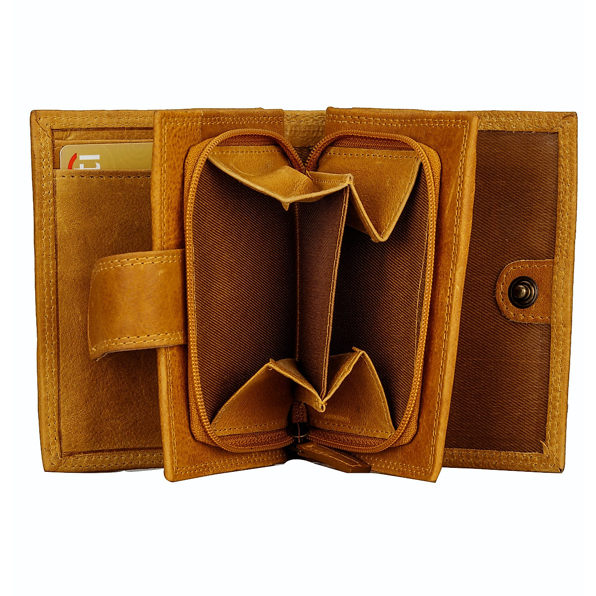 FINELAER Designer Leather Womens Wallet Purses