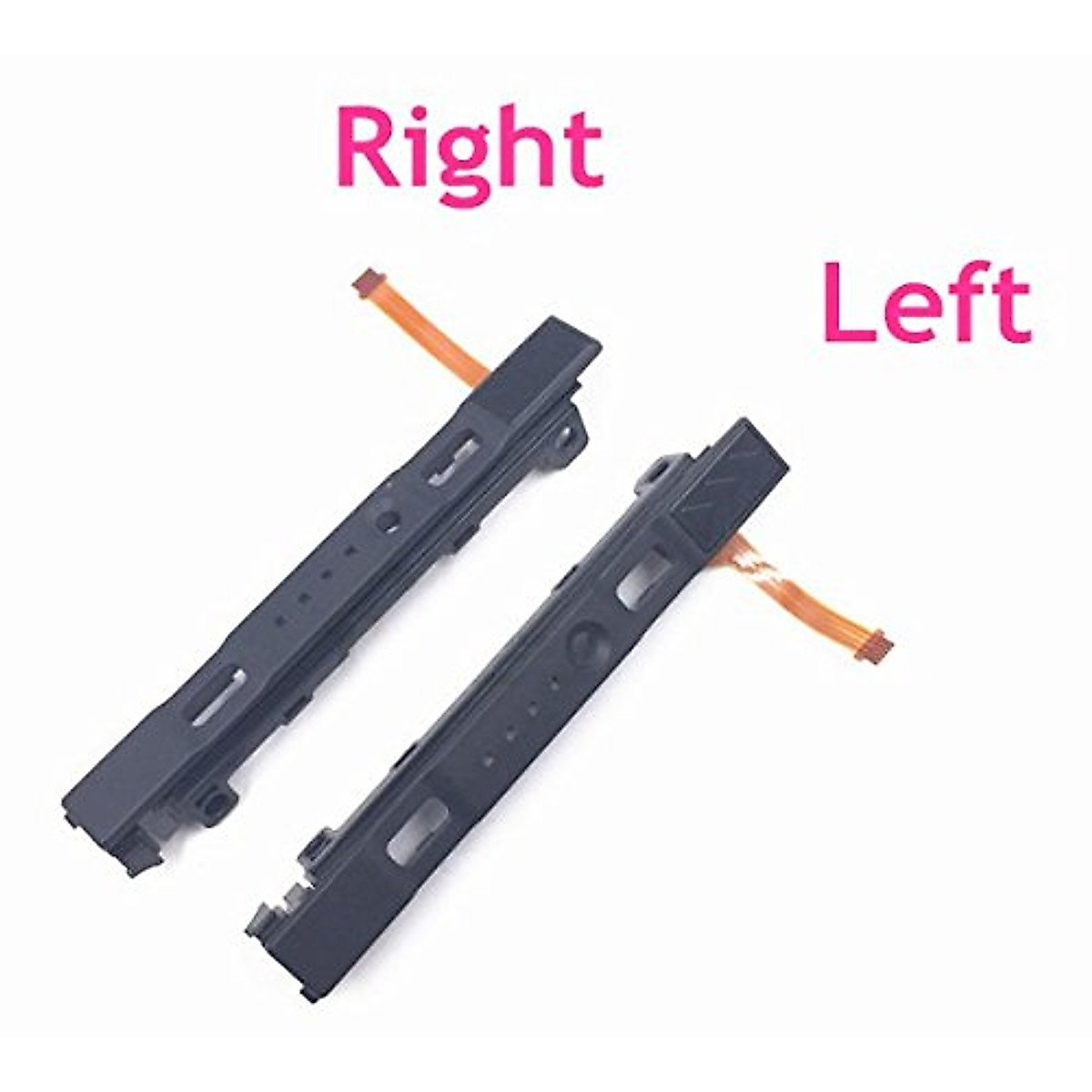 Zoozie LA Replacement Right Left L R Slider Rail with Flex Cable Fix Part for Nintendo Switch NS NX Joy-Con Console (Left+Right)