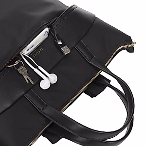 Targus Newport Convertible 2-in-1 Backpack to Tote Bag, Sleek Professional Business Purse Bag and Protective Sleeve fits 15-Inch Laptop, Black (TSB948BT)