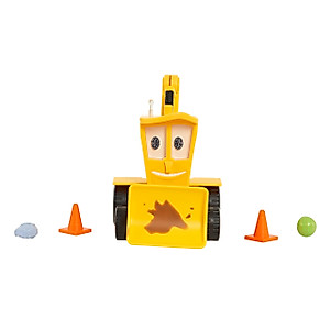 Stinky & Dirty Show, Backhoe Loader 11.5-inch Deluxe Vehicle with Accessories, Pretend Play