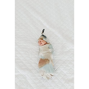 Copper Pearl Large Premium Knit Baby Swaddle Receiving Blanket Picasso