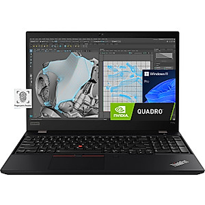 Lenovo ThinkPad P15s Gen 2 Mobile Workstation & Business Laptop (15.6" FHD, Intel Core i5-1135G7, 16GB RAM, 512GB SSD, NVIDIA Quadro T500 Graphics), Fingerprint, Wi-Fi 6, Webcam, Win 11 Pro, Black