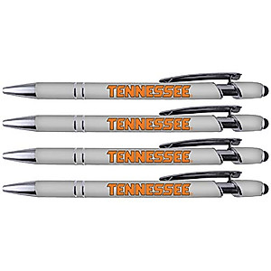 Greeting Pen Tennessee Soft Touch Coated Metal Pen 4 Pack (4003), White, Multi