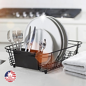 Better Houseware 1420/E Dish Drainer, standard, Black