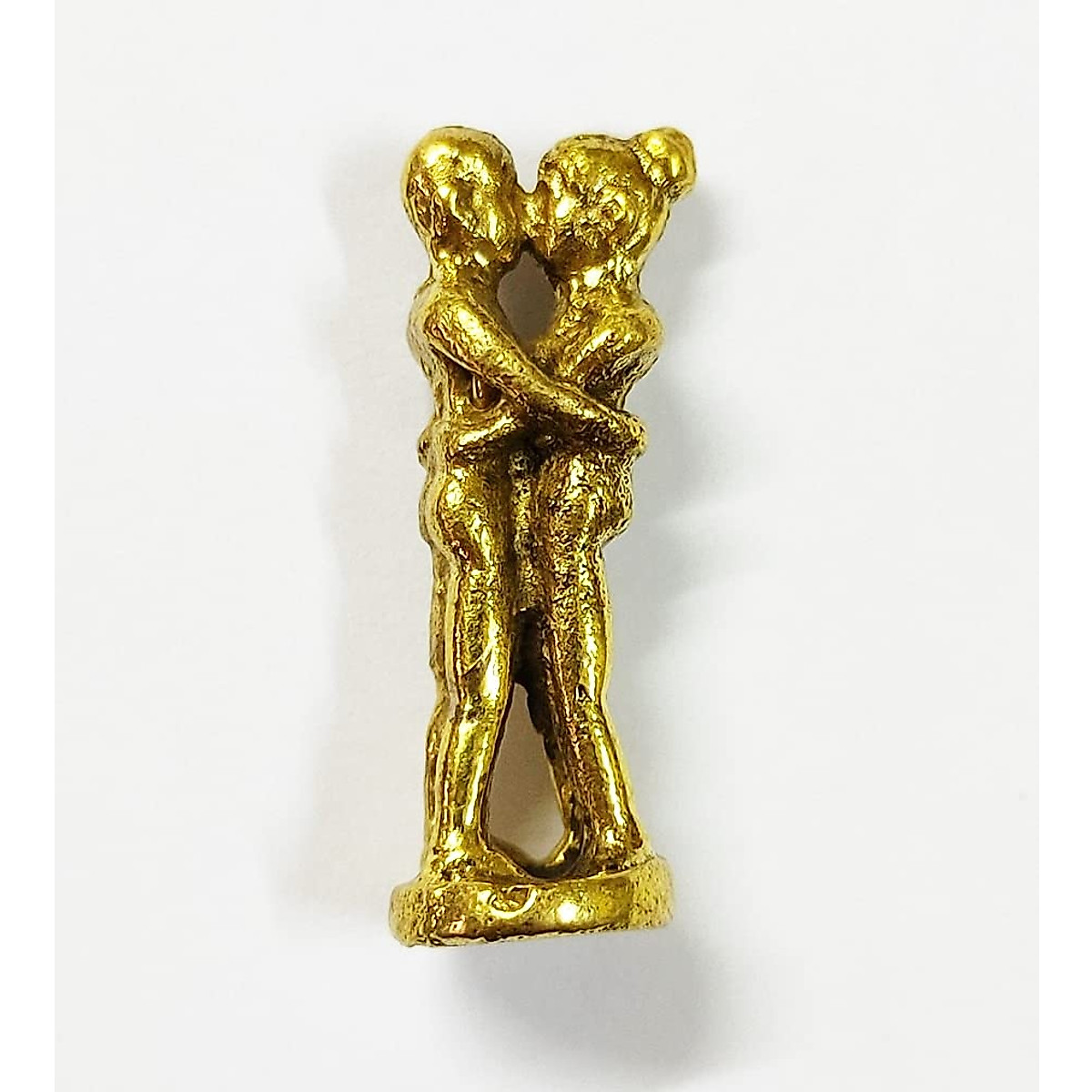 Miracle Magic Love INN Koo Mahasanaeh Takrud & Yant Kroa Petch Sheet Gold Spell Yantra Amulet Thai Couple Charm Talisman Protection Power Lover Money Wealth Business Blessing by Lp YangDam