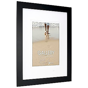 Malden 16x20 Matted Picture Frame - Made to Display Pictures 11x14 with Mat, or 16x20 without Mat -Black