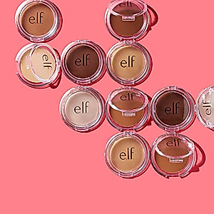 e.l.f. Prime & Stay Finishing Powder, Sets Makeup, Controls Shine & Smooths Complexion, Sheer, 0.17 Oz (4.8g) (Pack of 3)