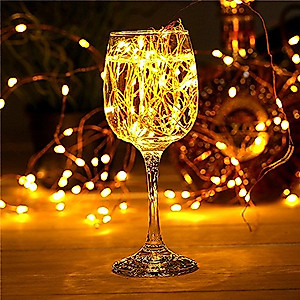 Toxz home products Solar Powered Copper Wire Light String Decor,8 Light Modes for Fairy Party Decor,22M 200LED,8 Hours Working Time(Ship from US!)