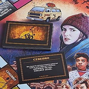 MONOPOLY: Netflix Stranger Things Edition Board Game for Adults and Teens Ages 14+, Game for 2-6 Players, Inspired by Stranger Things Season 4, Multicolor