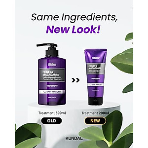 KUNDAL Blackberry Bay HONEY & MACADAMIA Hydro-Intensive Protein Premium Nature Shampoo & Treatment Set