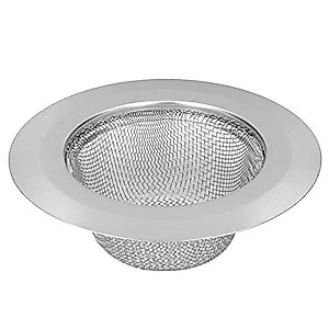 Kitchen Sink Strainer,2pcs Sink Strainer Stainless Steel Rust Proof Sink Stopper Filter with Lids for Kitchen Sink Drain
