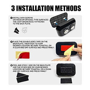 Xprite LED Safe Lighting Kit, 6PCS 12 Inch Linkable Light Bars + Motion Sensor Activated + 39" Extension Cables Wire, for Under Cabinet Gun Safe Locker Closet Counter Showcase, 5000K Daylight