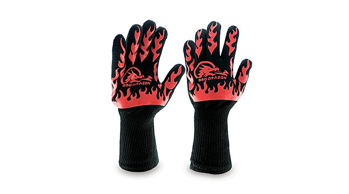 Extreme Heat Resistant BBQ Gloves for Grilling & Oven Use