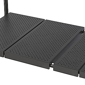 DecoBros Under Sink 2 Tier Expandable Shelf Organizer, Black