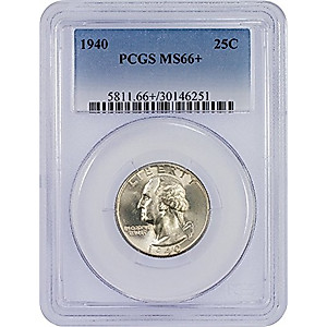 1940 P Washington Quarter Quarter MS66+ PCGS