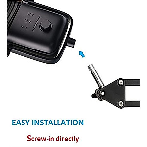 Wave 3 Mic Wall Mount, Microphone Stand Arm Holder compatible with Elgato Wave 3 and Wave 1 Conderser Microphone