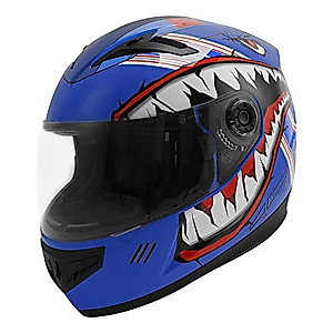 TCMT Dot Full Face Kids Youth Helmet Motocross ATV Dirtbike BMX MX Offroad Full Face Motorcycle Helmet