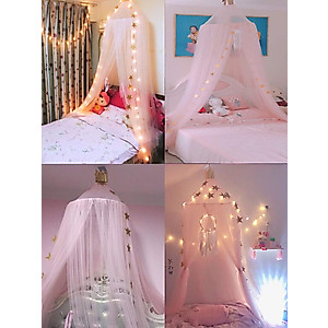 Dome Princess Bed Canopy Mosquito Net Play Tent Hanging House Decoration Lace Netting Curtains Indoor Game House