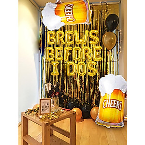 Brews before I Dos Balloons Brews before I Dos Sign Bride Shower Decorations Bachelorette Engagement Decorations Bach Decor