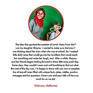 Notes From Me! Lunch Box Notes for Kids - Lunch Facts & Funnies - 101 tear-off Lunchbox Notes for Kids that Make Lunch Fun & Educational, Bored Kids Activities, Summer Camp, Back to School Essentials