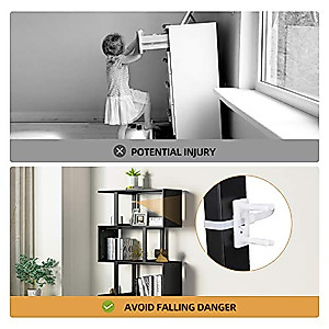 YITAHOME 5 Tiers Bookshelf, Modern S-Shaped Z-Shelf Style Bookshelves, Multifunctional Geometric Bookcase Storage Display Shelf for Living Room Bedroom Home Office, Black