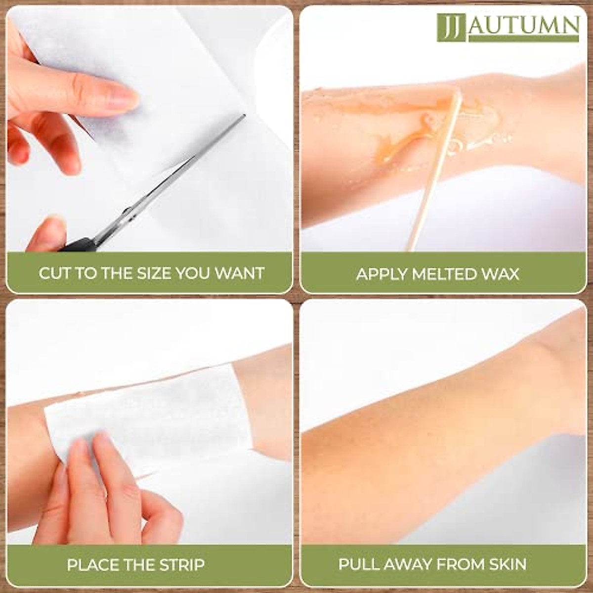 Cotton Wax Strips Roll | Waxing Strips for Face, Body, and Eyebrows | Salon Grade Facial Wax Strips for Hair Removal | No Irritation & Pain | 40-Yard Epilation Wax Strip Roll for Men & Women