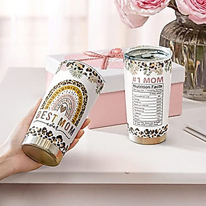 Macorner Mothers Day Gifts - Stainless Steel Tumbler 20oz Gifts For Women - Birthday Christmas Gifts for Women Mom Wife Grandma Nana & Mothers Day Gifts From Daughter Son - Mom Gifts From Kid