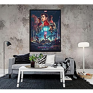 ZUOSH Superhero Spiderman No Way Home Spiderman Movie Poster Spiderman Canvas Wall Art HD Print for Living Room Bedroom Playroom Wall Art Decor Give Kids Boys Room Decor Gift 16x24 Inch Unframed