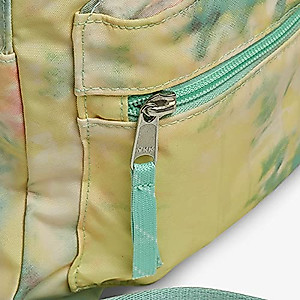 Pura Vida Tie Dye Mini Daypack Backpack Travel Bag - 400D Polyester, Vintage Patch - 12 Liters