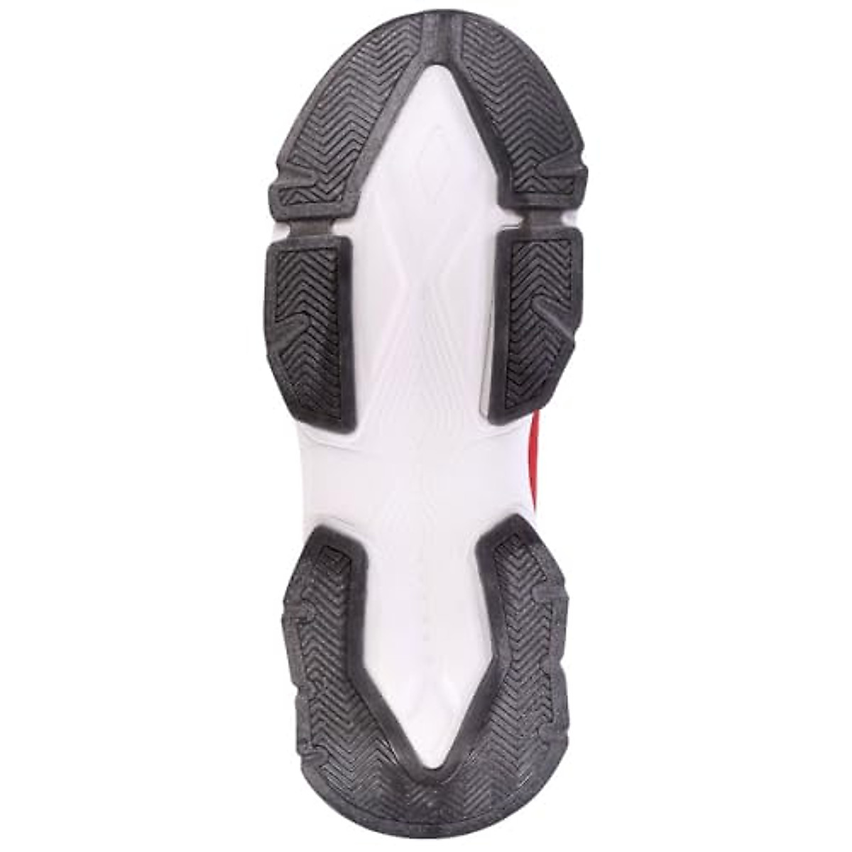 Nautica Men's Slip-On Sneaker High Top Socks Shoes with Ankle Support – Comfortable & Breathable Lace-Up Gym Walking Running Shoes-Bowen Mens-Red Black1-Size 12