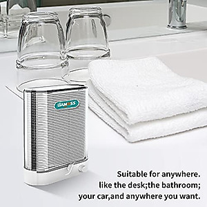 Dental Floss Picks-Floss Dispenser Portable Storage Box Flossers for Adults,More Hygienic,Total 308 Count(White),Floss Pick Holder,with Refill and Floss Travel Case